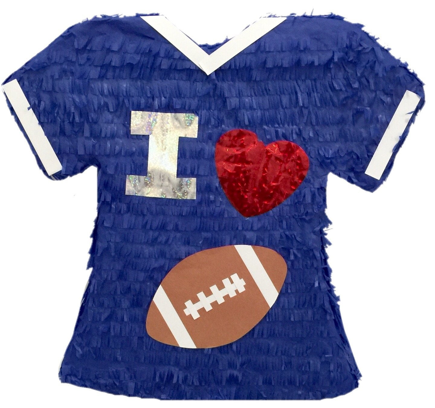APINATA4U I Love Football Jersey Pinata - Walmart.com