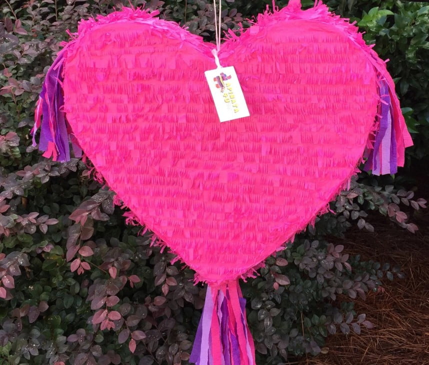 APINATA4U Large Pink Heart Pinata 19 Diva Party Favor, Teen Pinata ...