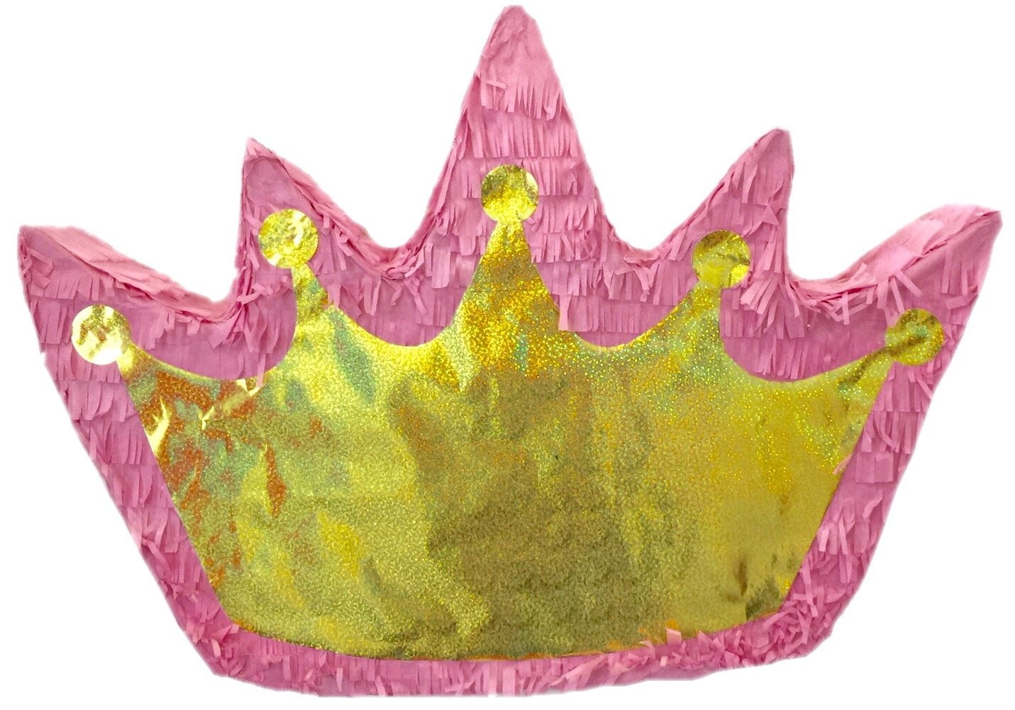 APINATA4U Pink & Gold Crown Pinata - Walmart.com