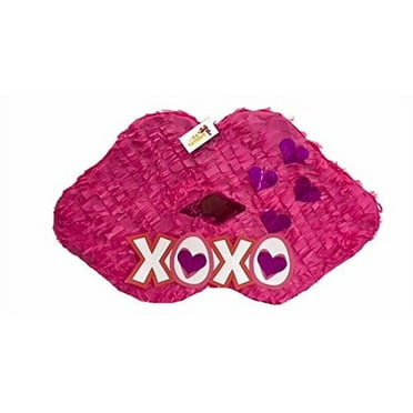 17" Heart Pinata Black & Leopard Print Diva Party Supplies Cheetah ...