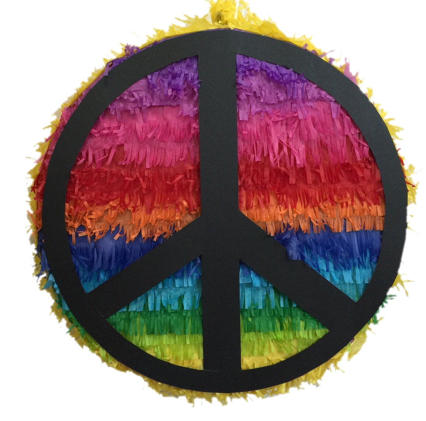 APINATA4U Rainbow Peace Sign Pinata - Walmart.com