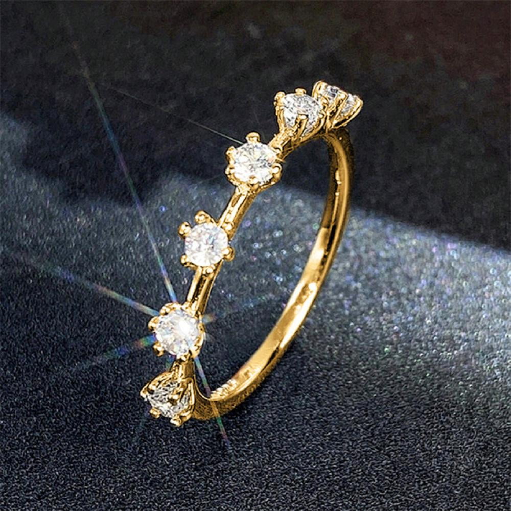 APIPEE Elegant Promise Ring Cocktail For Her Gift for Wife Dazzling ...