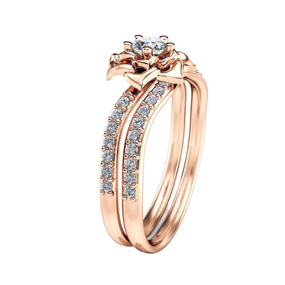 APIPEE Mens Titanium Ring Wedding Band Cubic Zirconia Summer New Wave ...