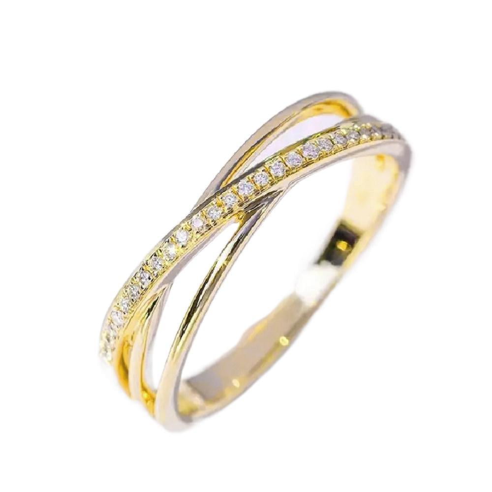 APIPEE Modern Proposal Bridal For Her Ladies Shiny Sparkling AAA Zircon ...