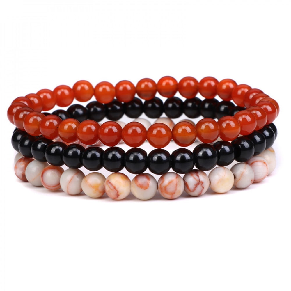 APIPEE Shield Your Aura | Healing Crystal Bracelet Stack | 4mm ...