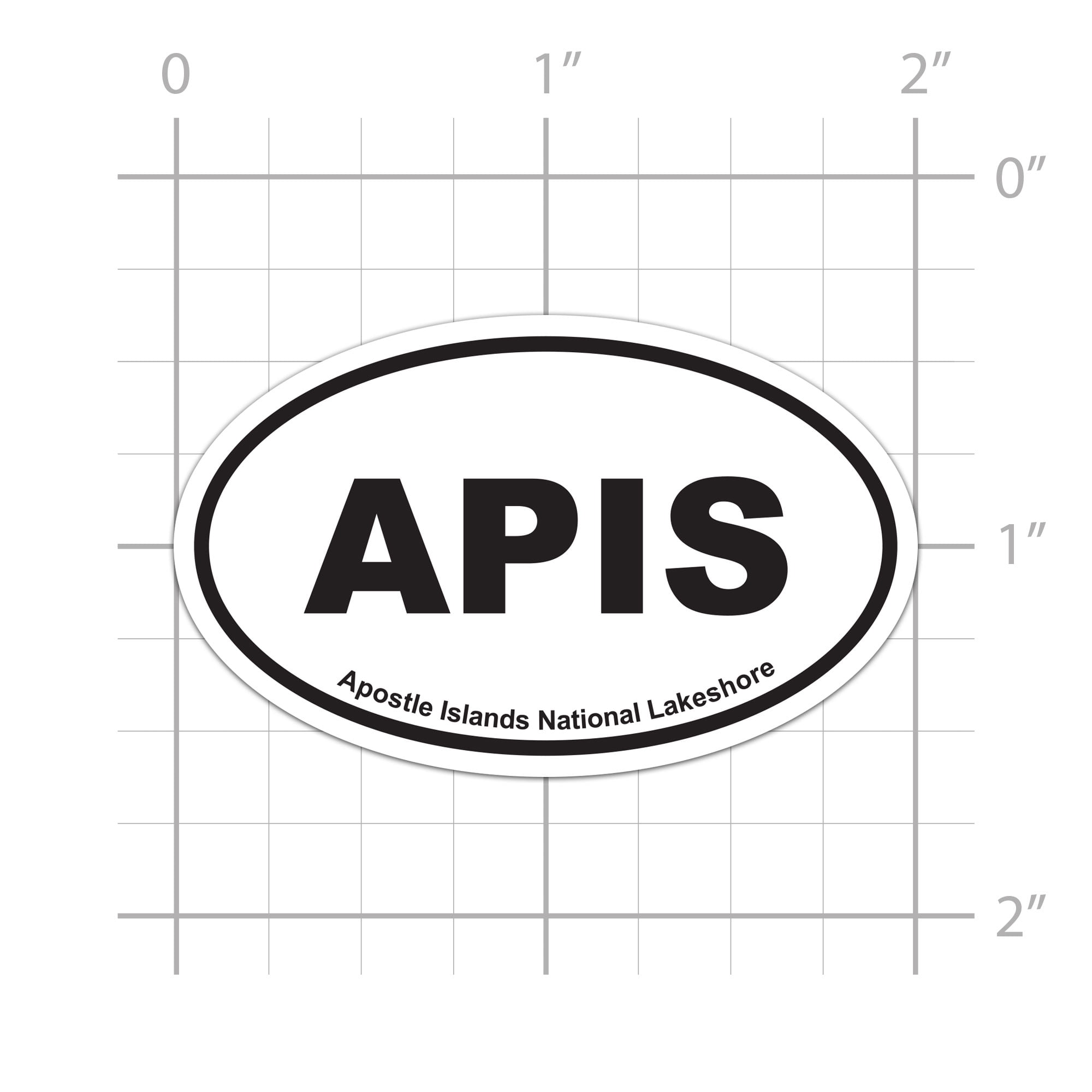 APIS Apostle Islands National Lakeshore Sticker for water bottle phone ...