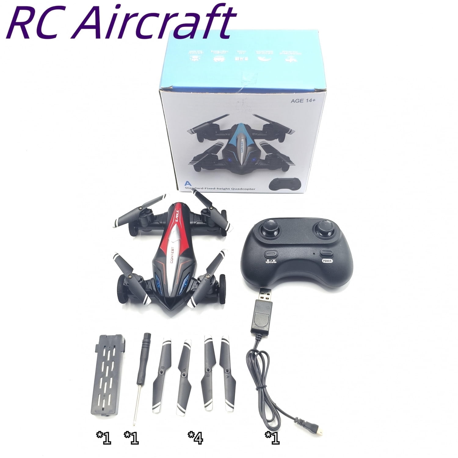 APIZCUK Smart Land and Air Drone Toy with 360° Flips, One-Key Takeoff ...