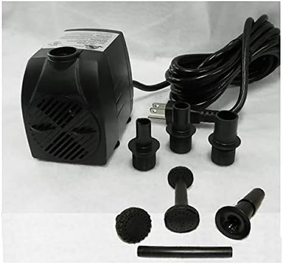 APJR2500 Submersible Fountain Pump 660 GPH has 15'ft Power Cord ...