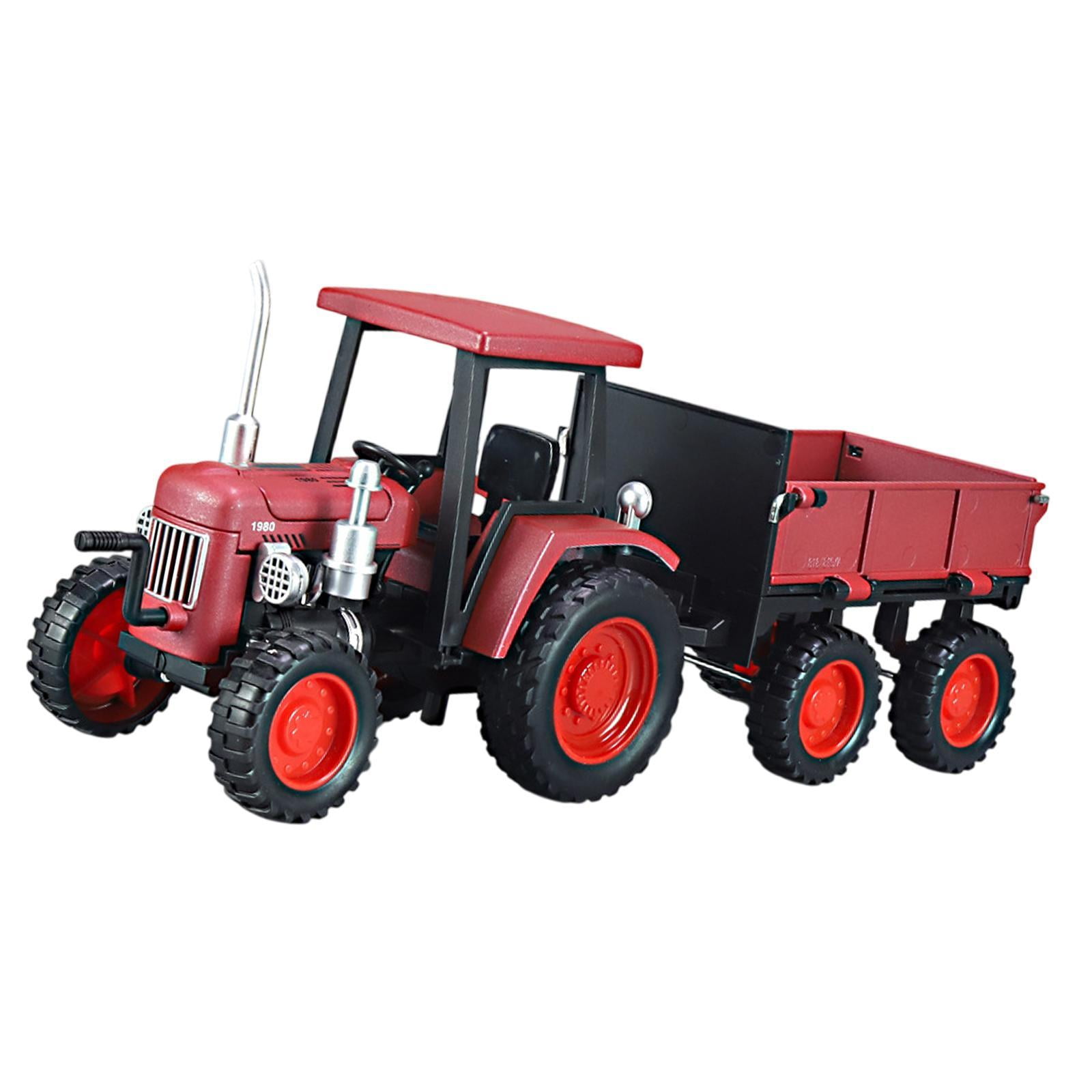 APLVFFZH 1:24 Scale Tractor Toy Diecast Vehicle Toy for Kids Toddlers ...