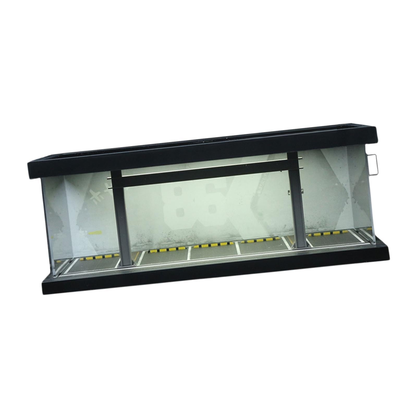 APLVFFZH 1/64 Parking Lot Display Case Model Car Showcase Realistic ...