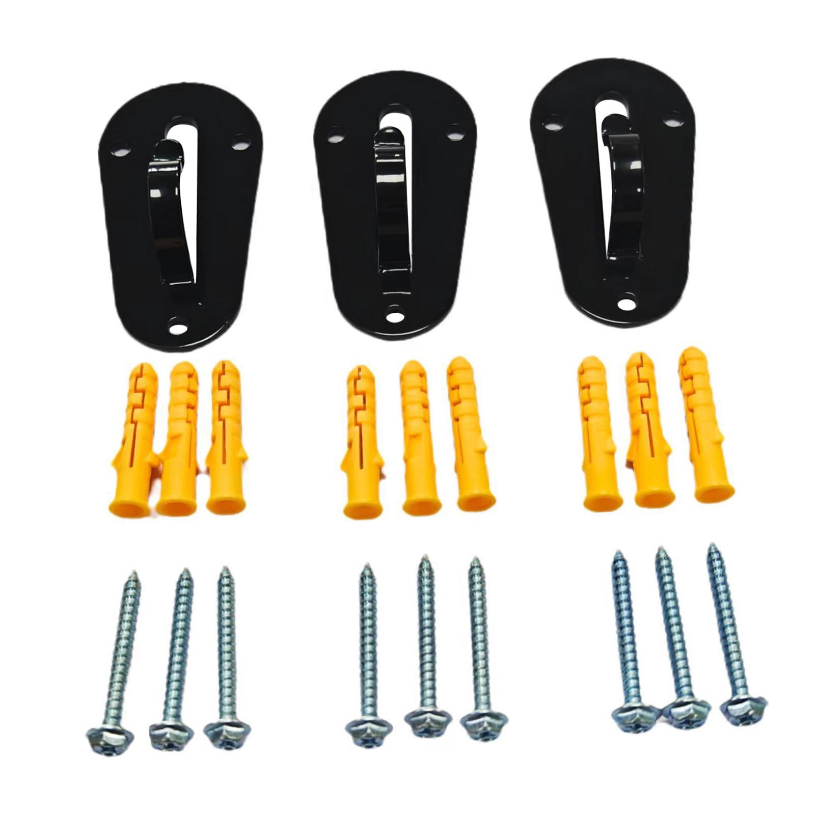 APLVFFZH 3Pcs Wall Mount Workout Anchors Gym Exercise Anchors ...