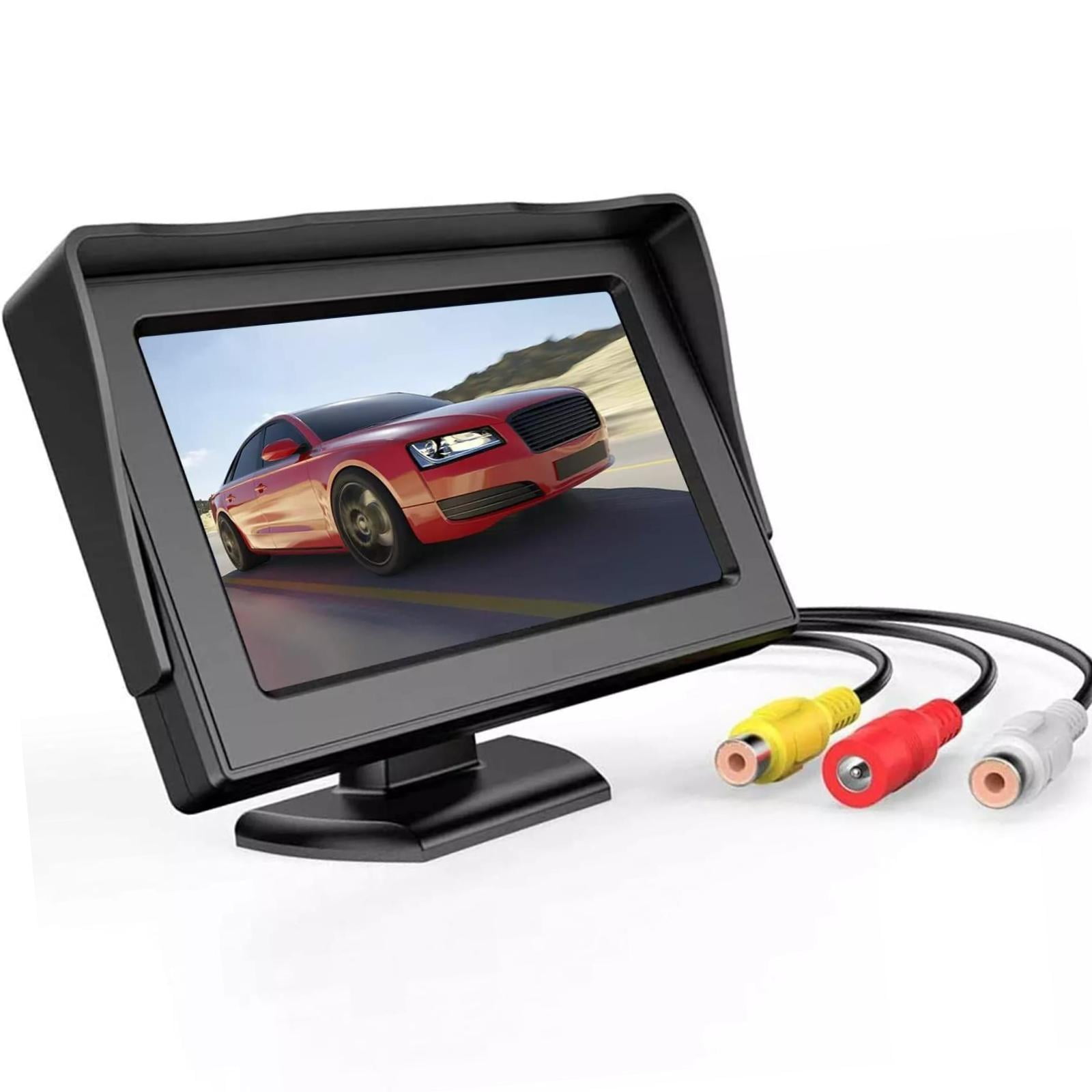 APLVFFZH 4.3'' Rear Screen Parking Assist Kit Parking Wired Backup ...