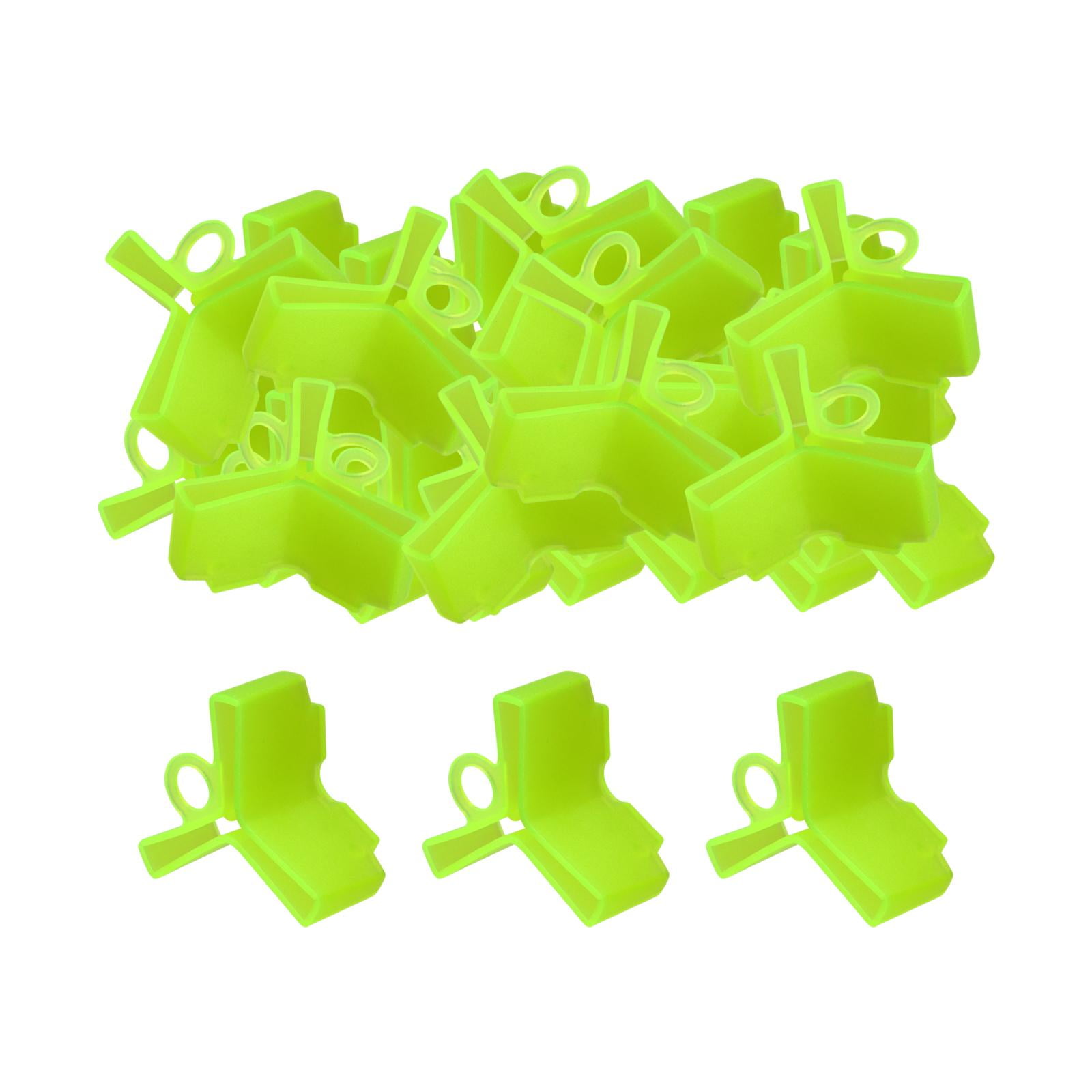 APLVFFZH 50 Pieces Fishing Hook Bonnets Yellow Portable Fishing Tackle ...