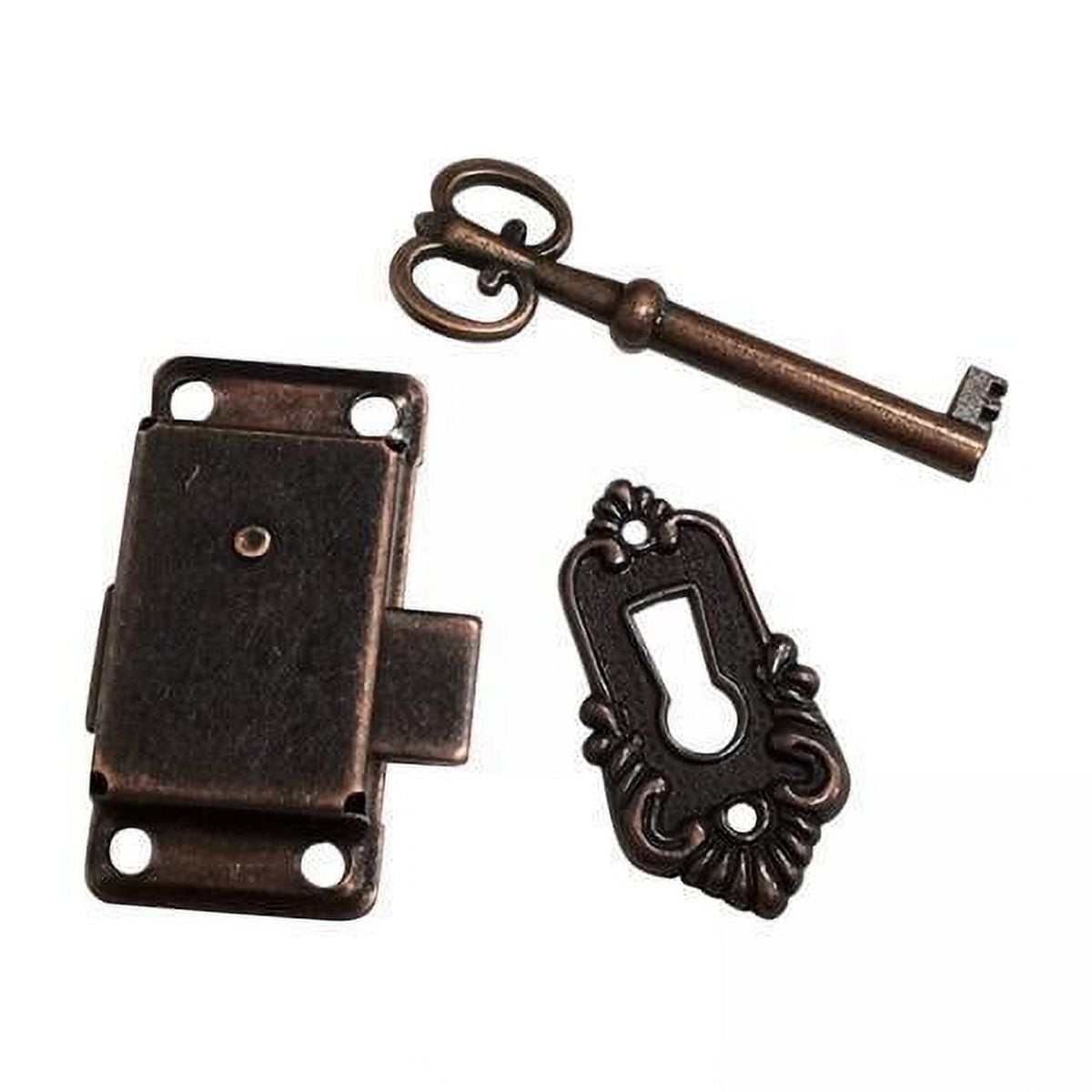 APLVFFZH 5x3x Cabinet Door Lock Antique Design Sturdy for Jewelry Boxes ...