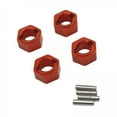 APLVFFZH 5x4 Pieces Universal RC Hex Wheel Hubs 7mm for 1/18 Scale RC ...