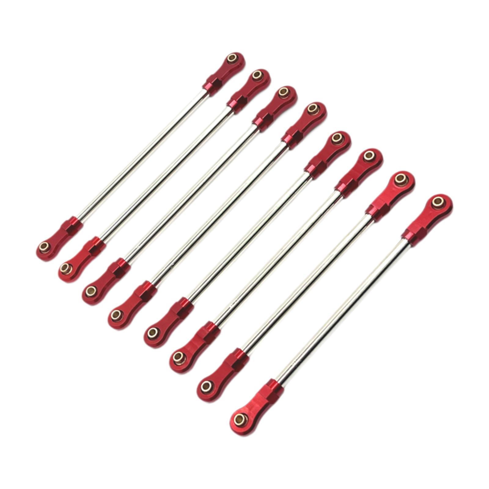 APLVFFZH 8 Pieces Adjustable RC Chassis Link Rod Professional Upgrade ...