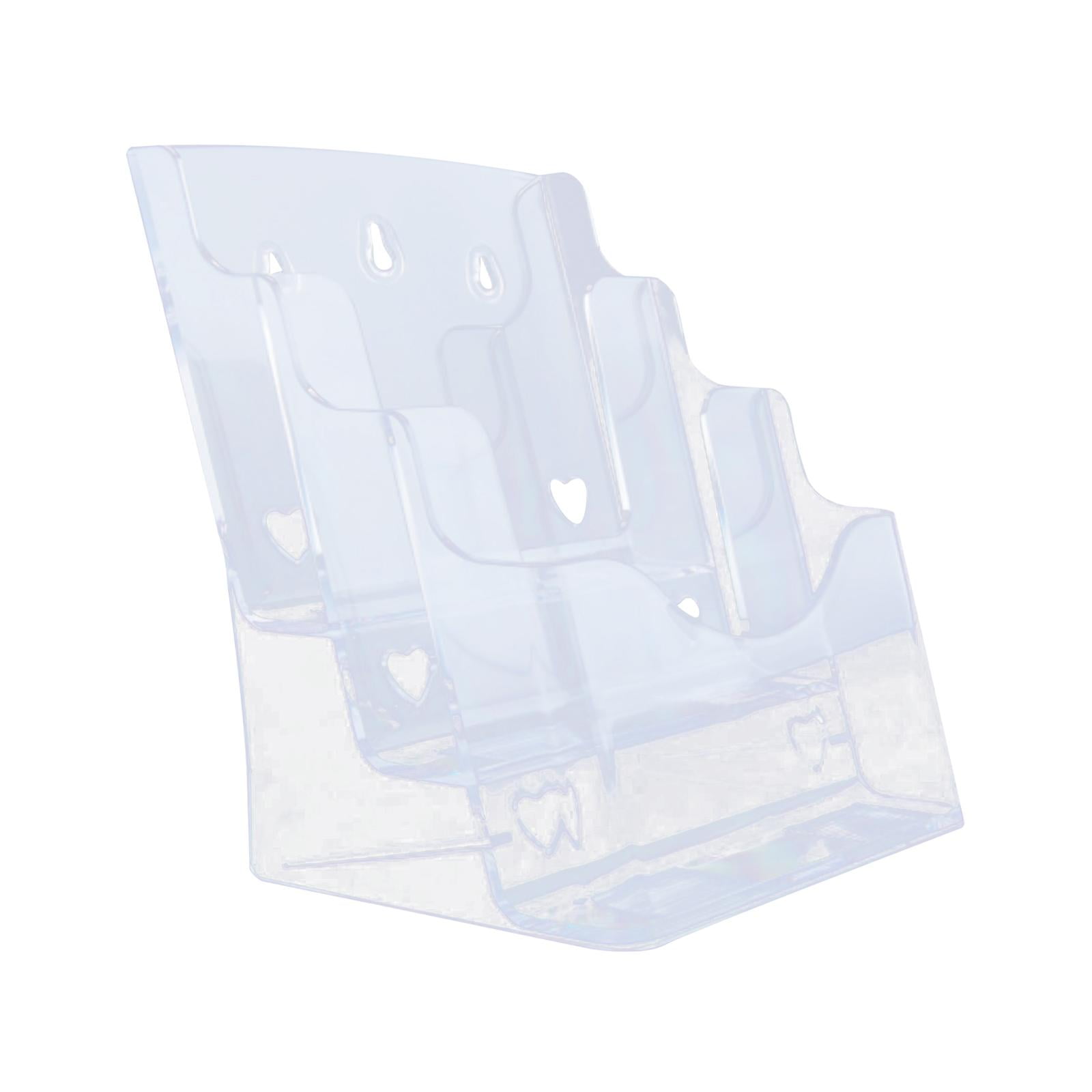 APLVFFZH Acrylic Brochure Holder Non Slip Groove Wall Mount or ...