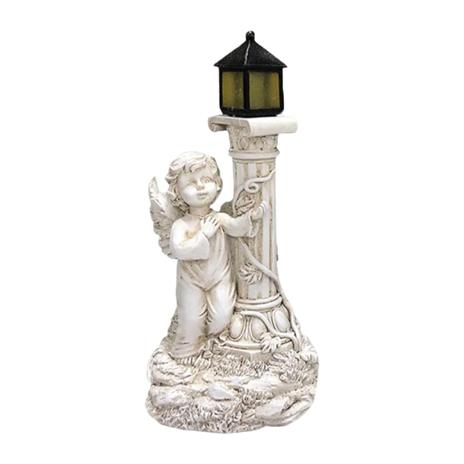APLVFFZH Angel Statue Roman Pillar Angel Statue Decorative Figurine for ...
