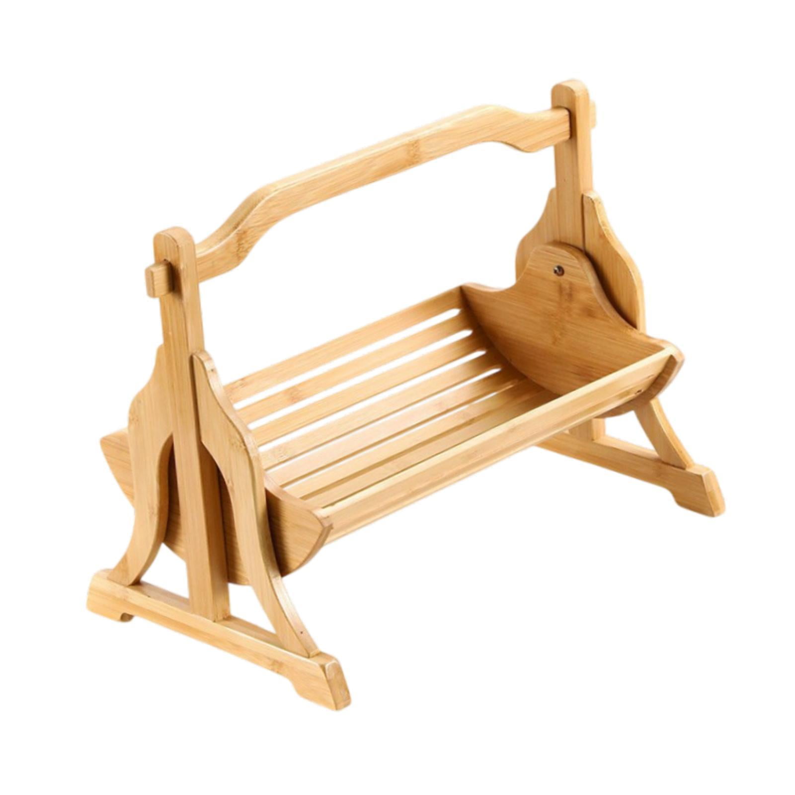 APLVFFZH Bamboo Hanging Chair Fruit Basket Counter for Reception Desk ...