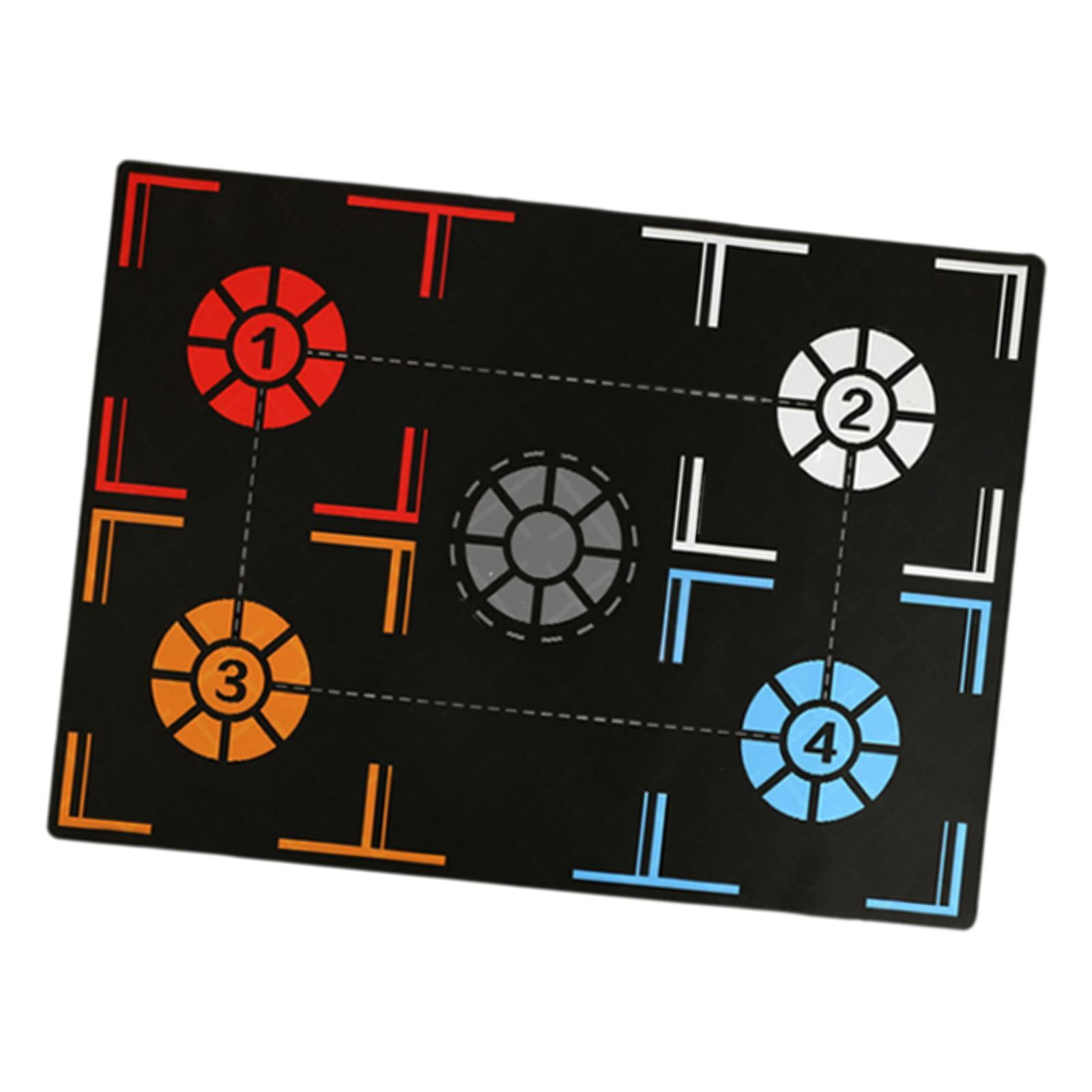 APLVFFZH Basketball Footstep Training Mat Shock Absorbing Dribble ...