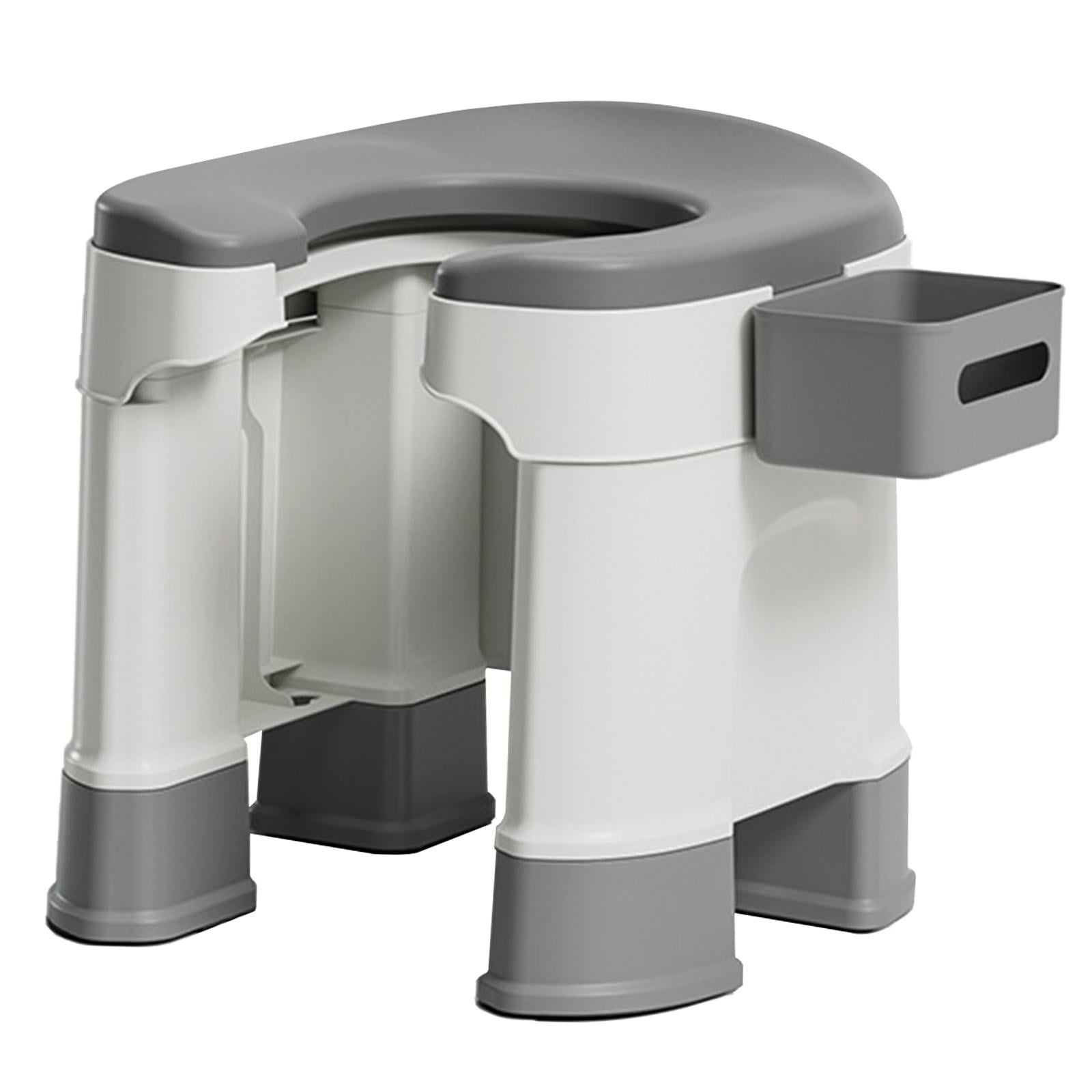 APLVFFZH Bathroom Toilet Stool with Mat Convenient Portable Non Slip ...