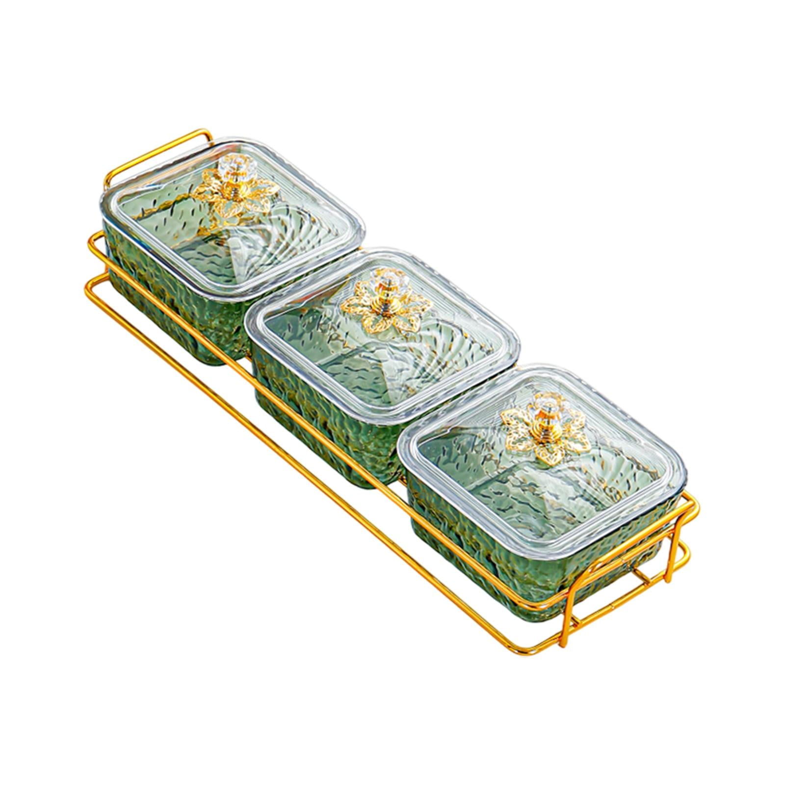 APLVFFZH Candy Nut Serving Container,Divided Snack Serving Bowls ...