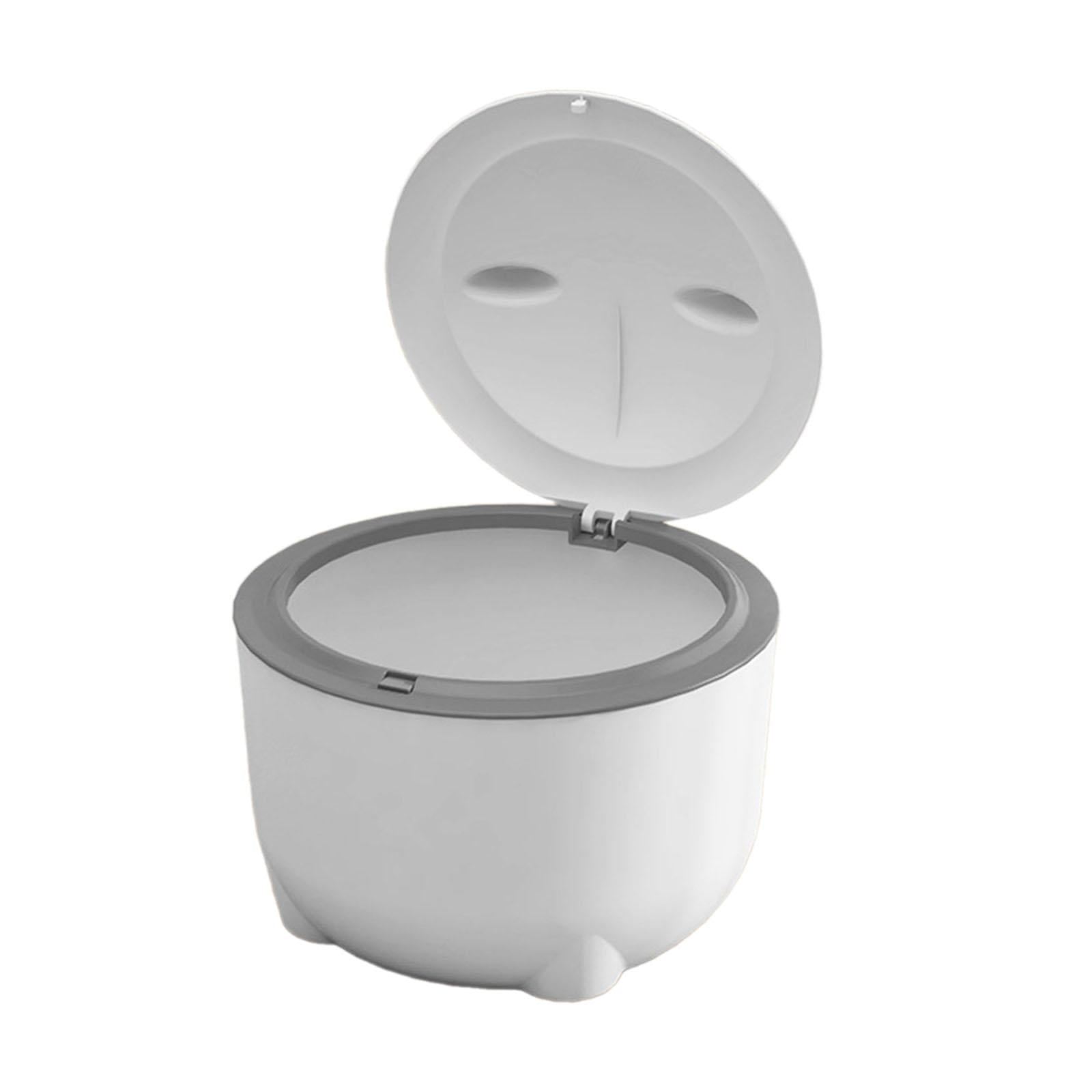 APLVFFZH Cat Litter Trash Can with Press Type Lid Kitten Potty Trash ...