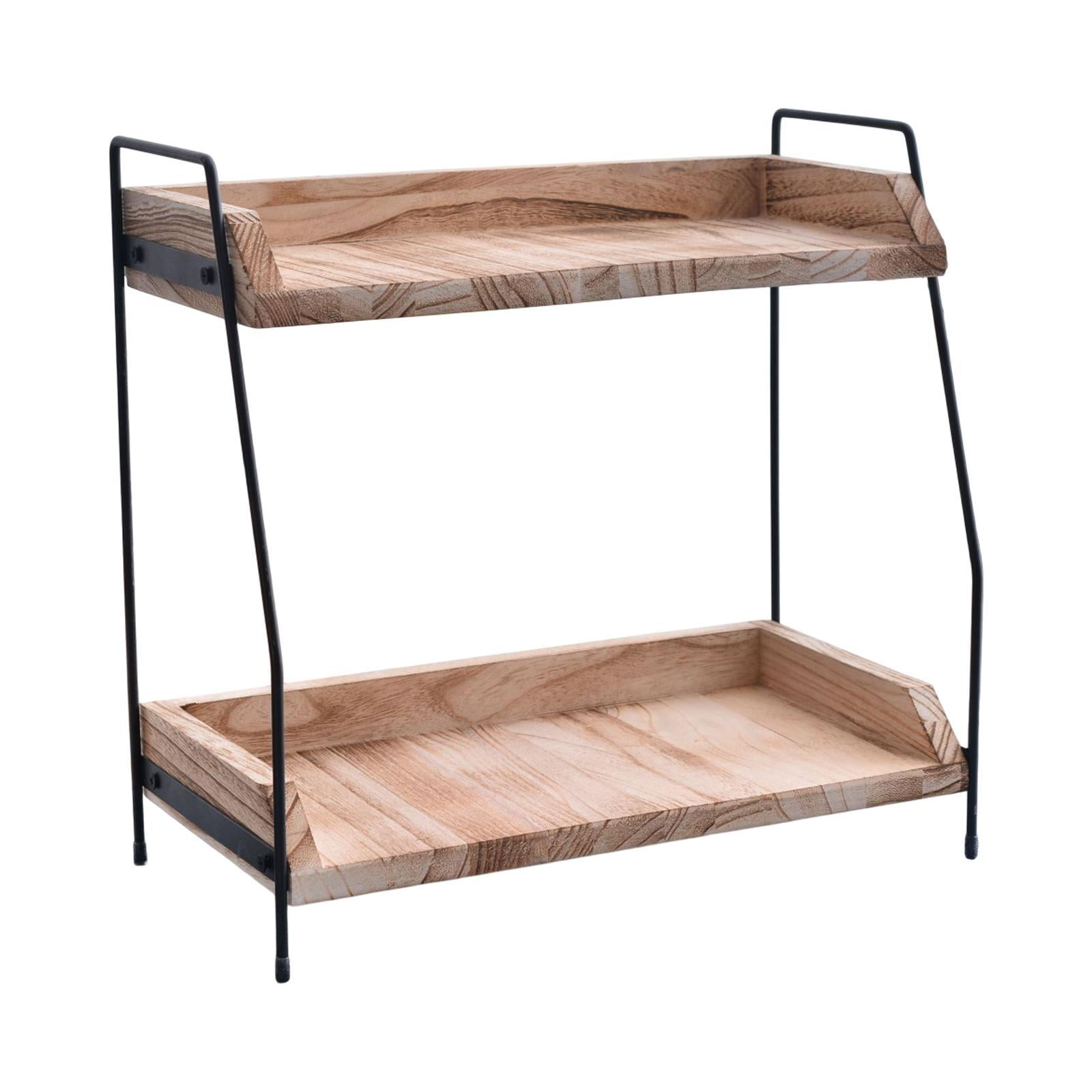 APLVFFZH Coffee Bar Organizer Shelf 2 Tier Toiletries Rack for Kitchen ...