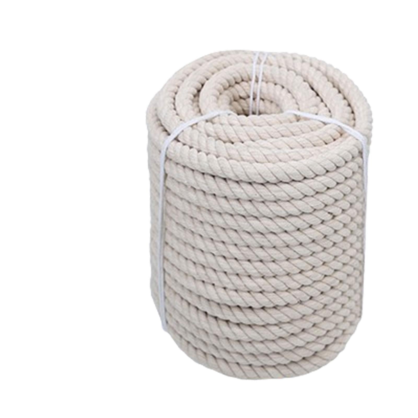 APLVFFZH Cotton Rope Cotton Cord Natural Twisted Cotton Rope Craft Rope ...