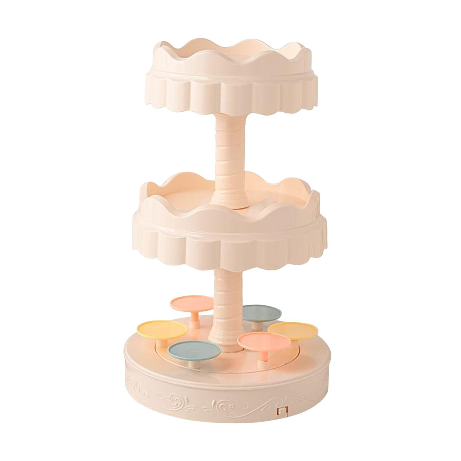 APLVFFZH Cupcake Stand Cake Stand Rotating Donuts Plate Decorative ...