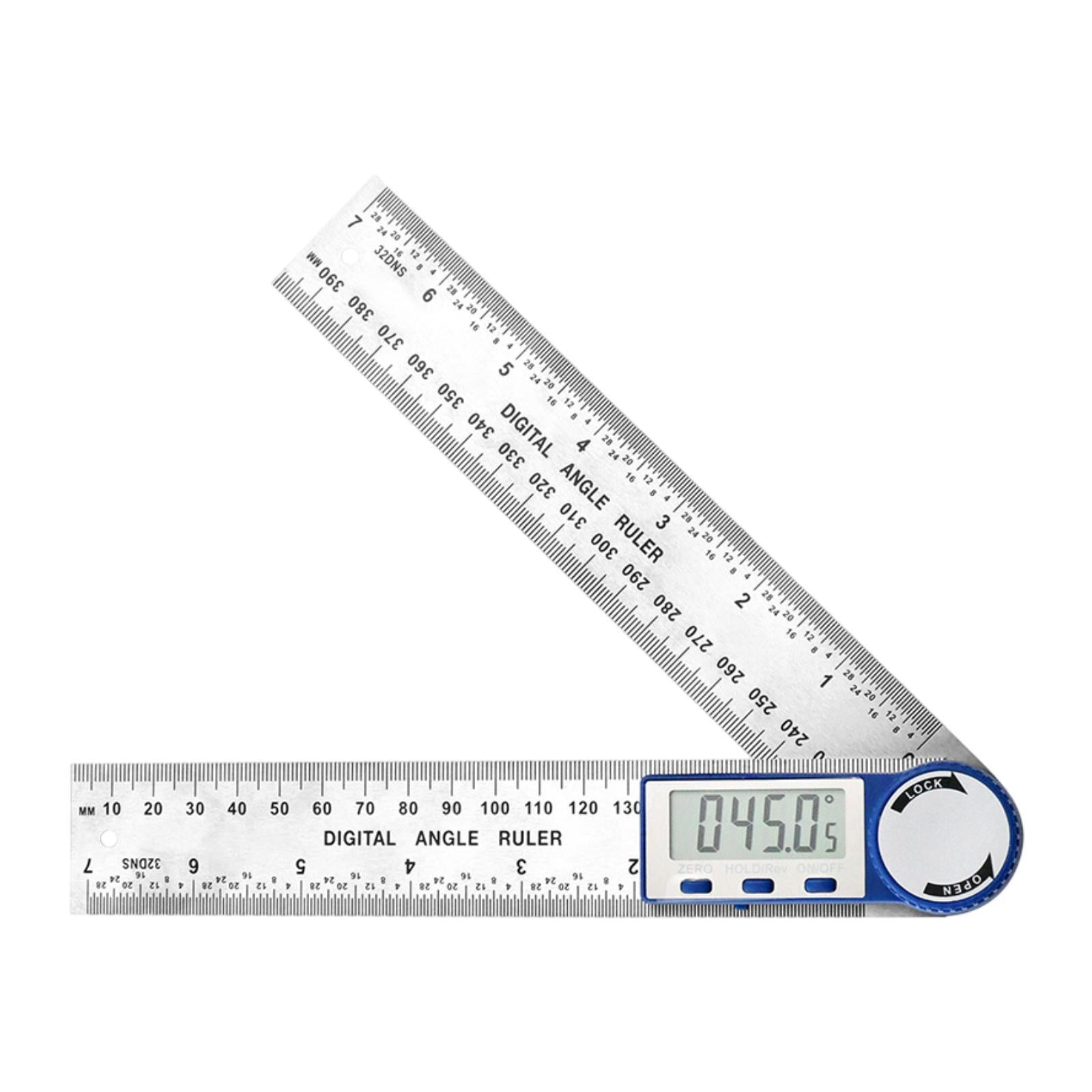 APLVFFZH Digital Angle Ruler 360 Goniometer Ruler Gauge Display ...