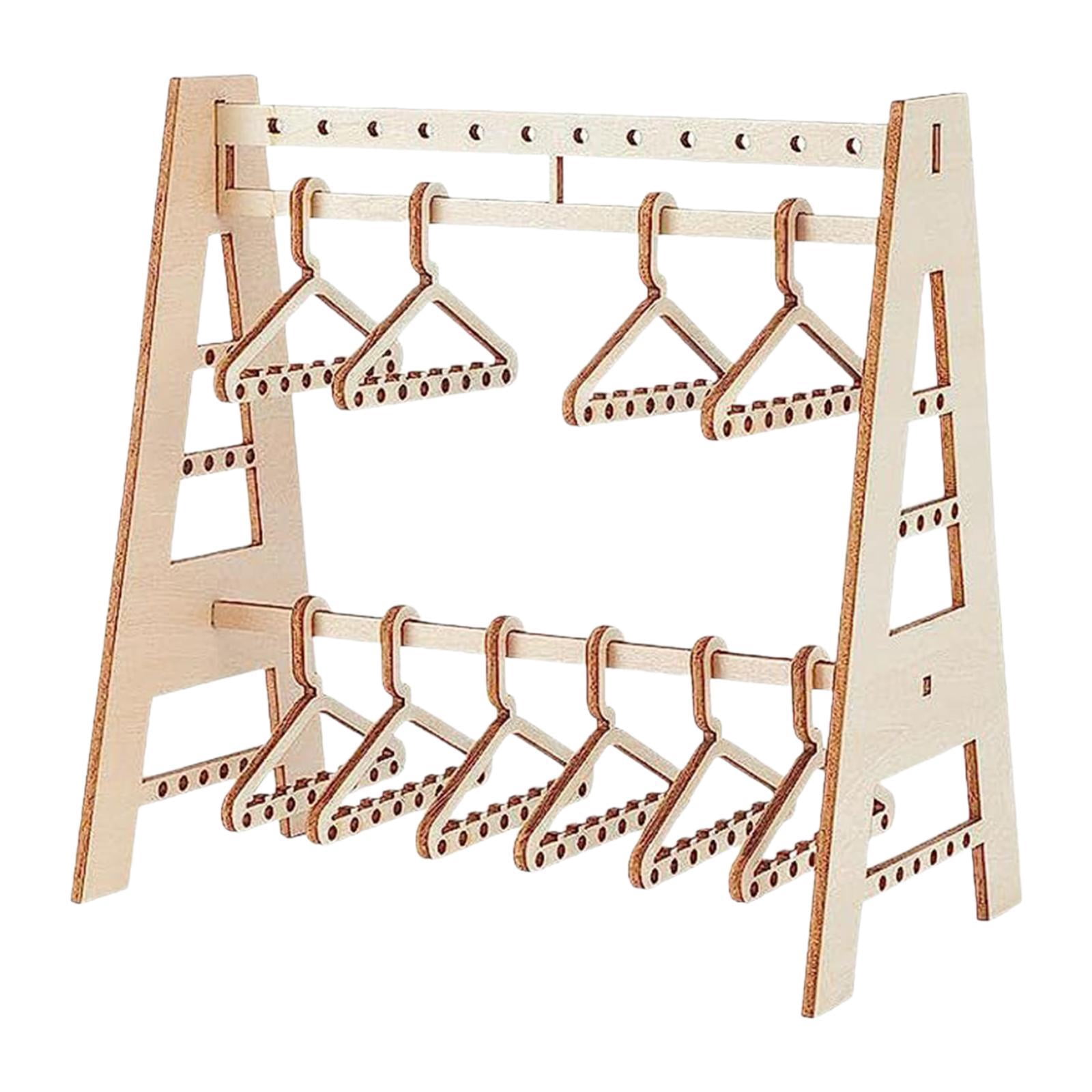 APLVFFZH Earring Display Stand Mini Coat Hanger Rack for Retail Store ...
