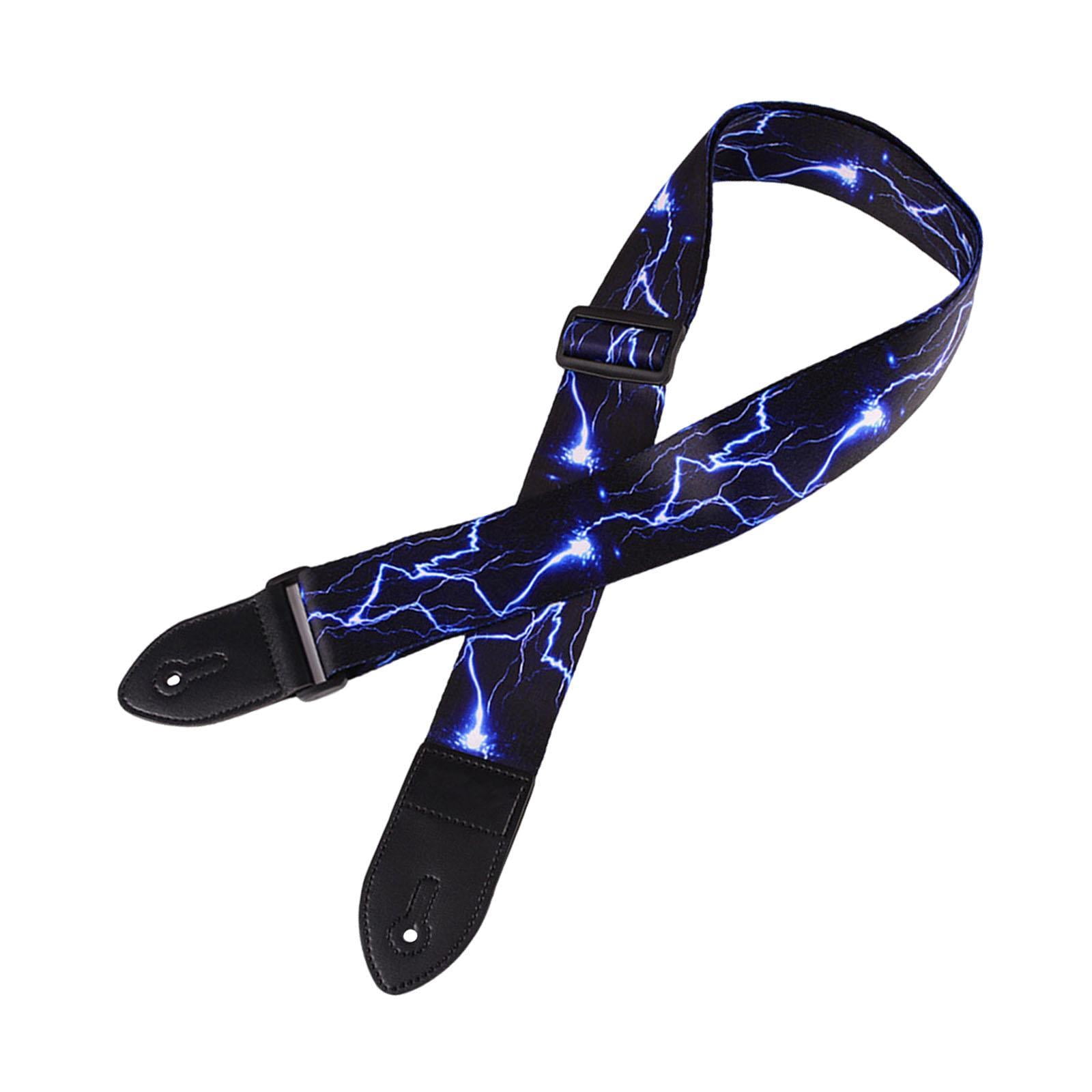 APLVFFZH Electric Guitar Strap Adjustable Portable Bass Guitar Strap ...