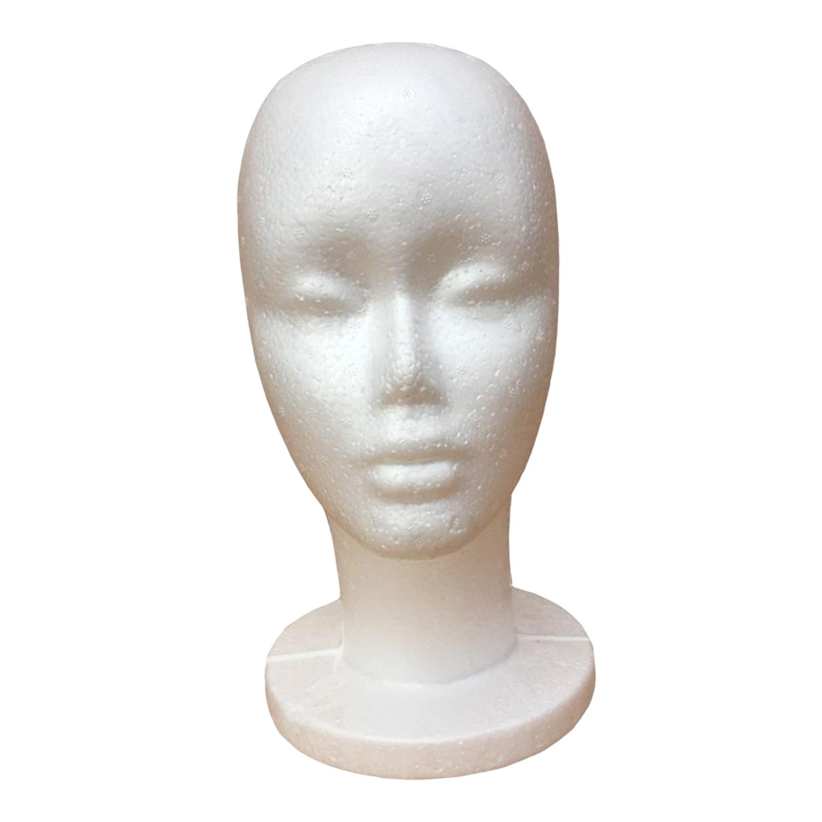 APLVFFZH Female Foam Mannequin Head Model for Shopping Mall Display ...