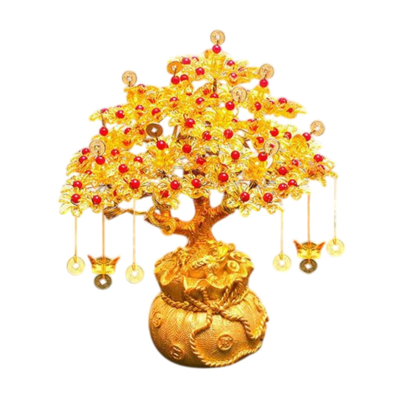 APLVFFZH Feng Shui Money Tree DIY Handmade Kit Art Crafts for Entrance ...