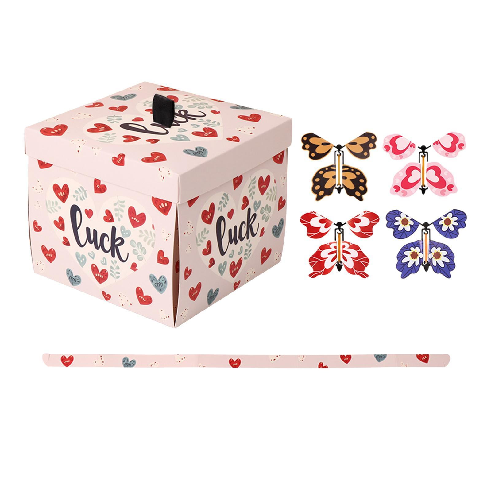 APLVFFZH Flying Butterfly Card Surprise Tricky Toy Flyers Butterflies ...