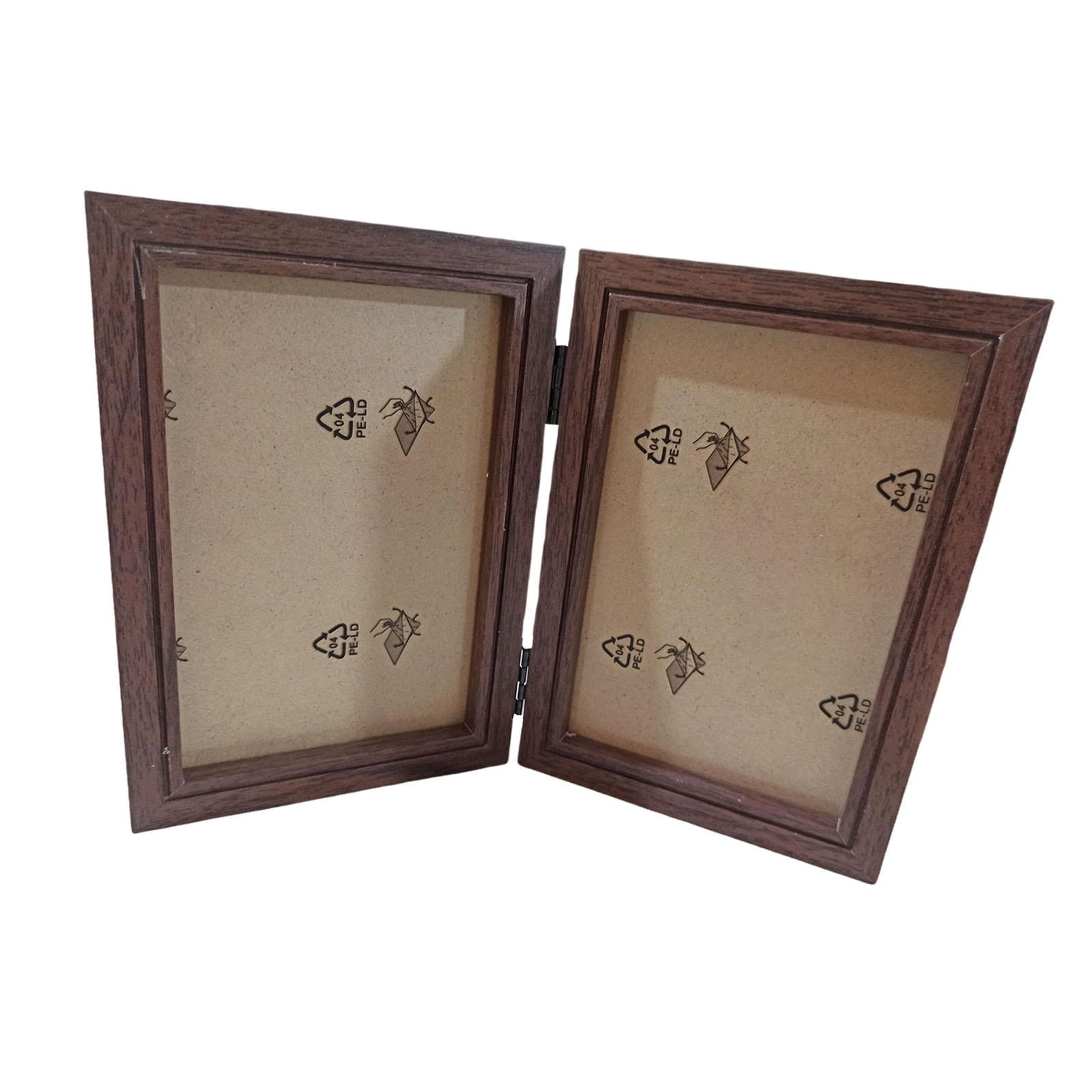 APLVFFZH Hinged Photo Frame Folding Photo Frame Rectangle Decorative ...