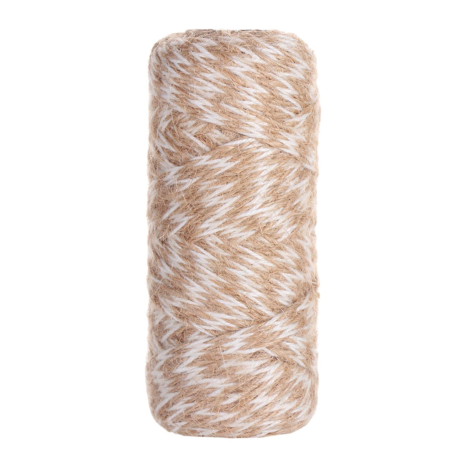 APLVFFZH Jute Twine Rope Jute Cord 32.8ft Jute Braided Jute Rope for ...