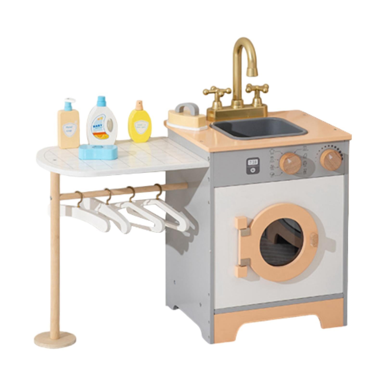 APLVFFZH Kids Toy Pretend Play Washing Machine Playset Role Play ...