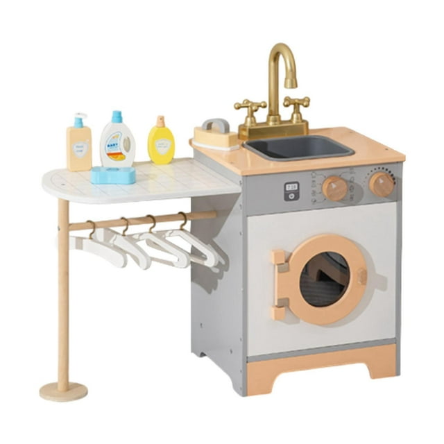 APLVFFZH Kids Toy Pretend Play Washing Machine Playset Role Play ...
