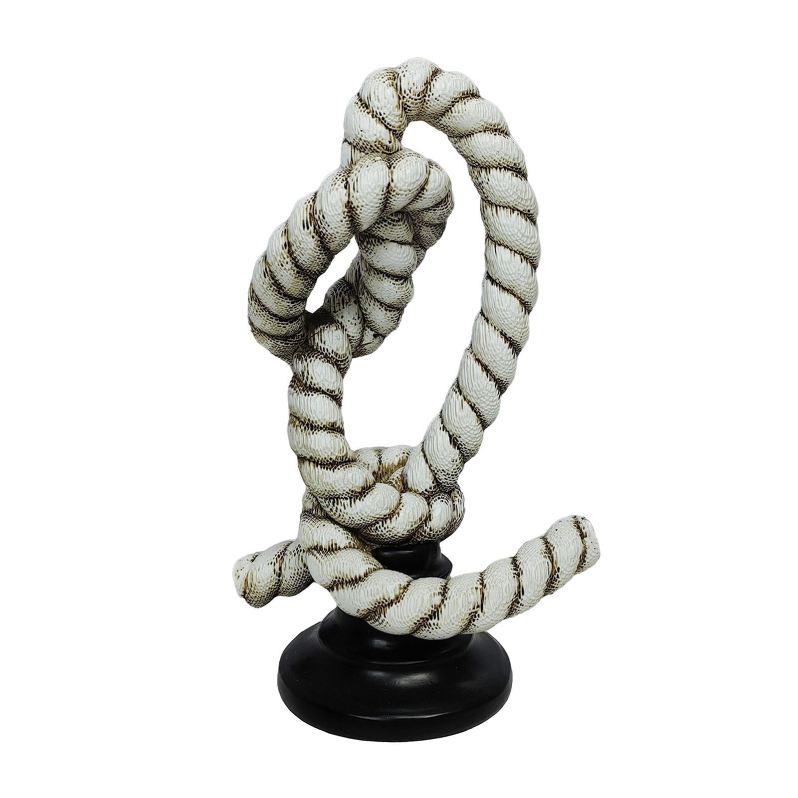 APLVFFZH Knot Figurine Rope Statue Home Decoration Decorative ...