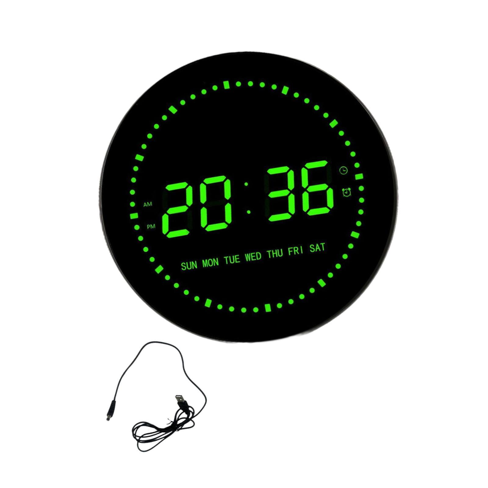 APLVFFZH LED Digital Clock Accurate Timekeeping Modern Design Wall ...