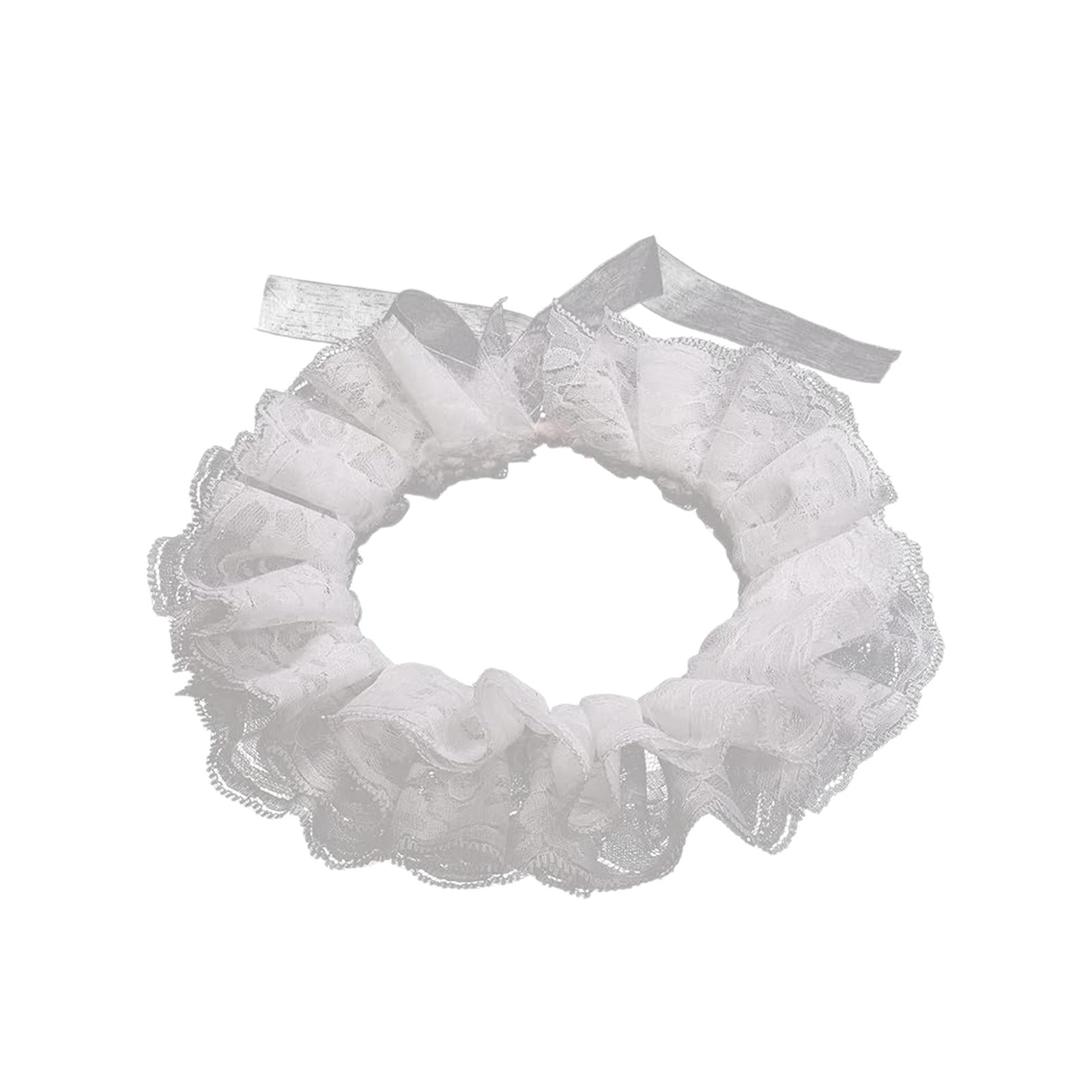 APLVFFZH Lace Ruffled Collar Cosplay White Collar Costume Accessories ...