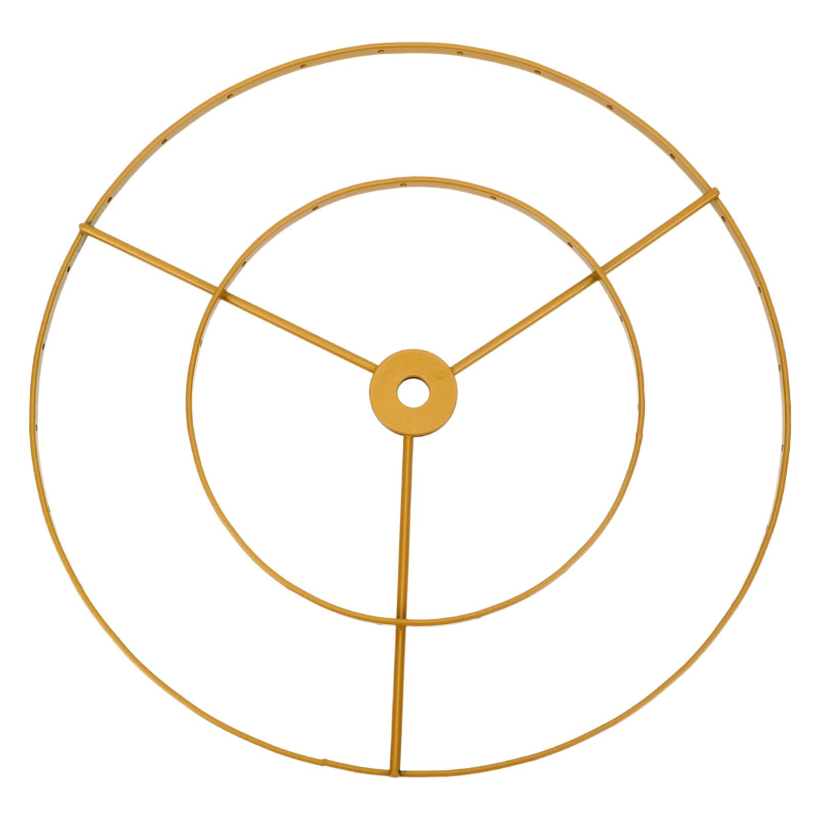 APLVFFZH Lamp Shade Frame DIY Sturdy Desk Light Stand Metal Lampshade ...