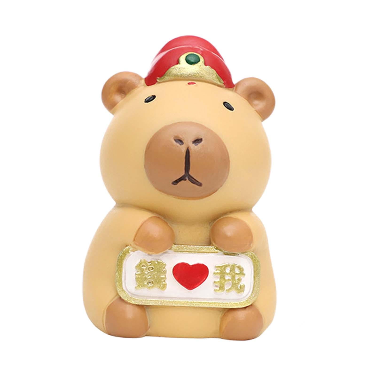 APLVFFZH Mini Capybara Figure ,Capybara Figurine ,Resin Statue ...