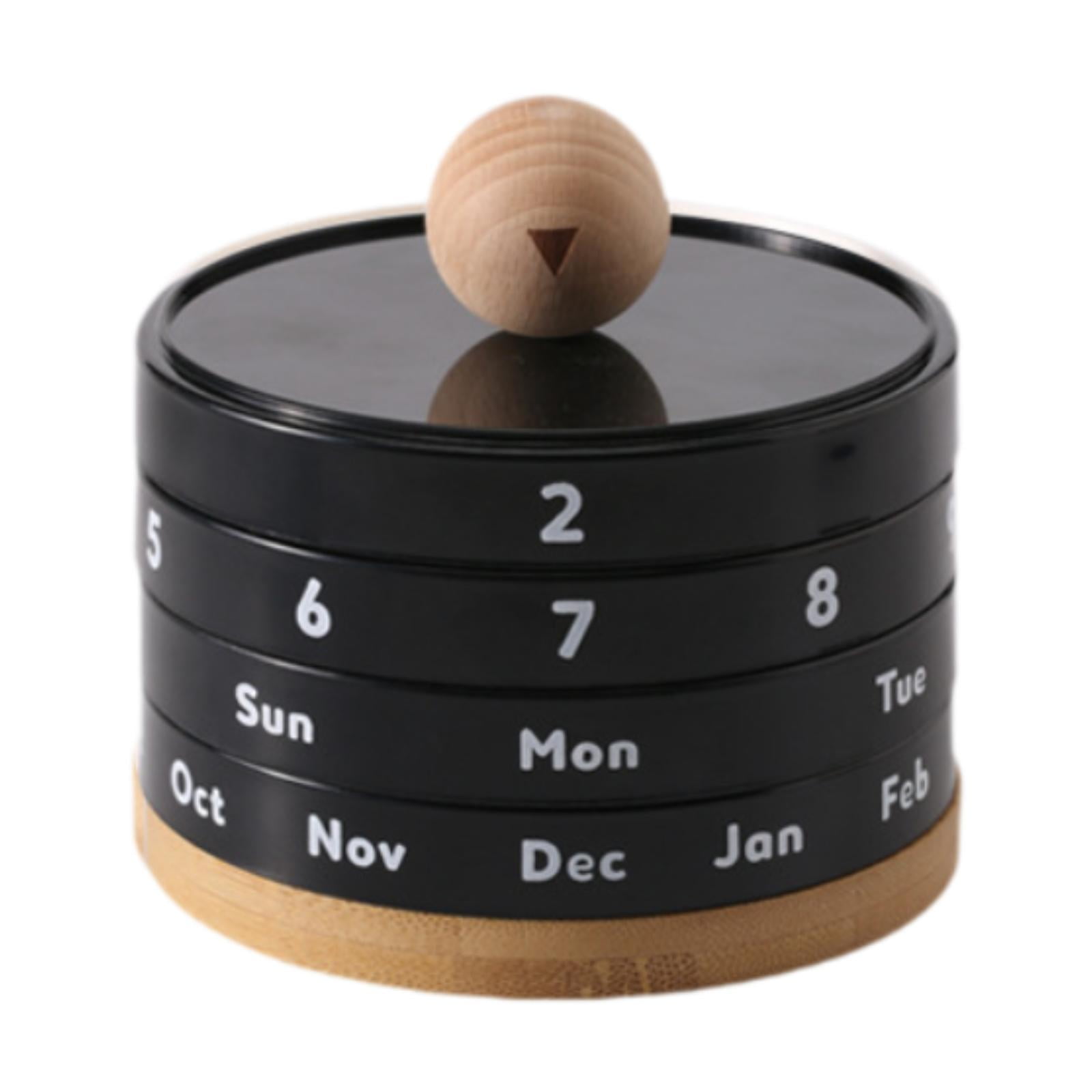 APLVFFZH Perpetual Calendar Art Rotating Perpetual Calendar for School ...