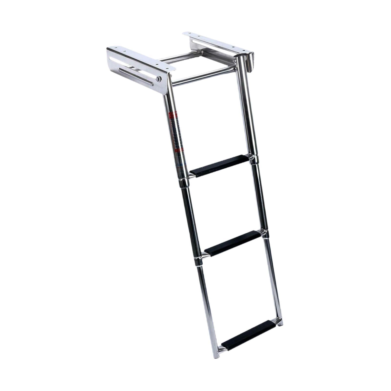 APLVFFZH Pontoon Boat Ladder Telescopic Foldable Stainless Steel ...