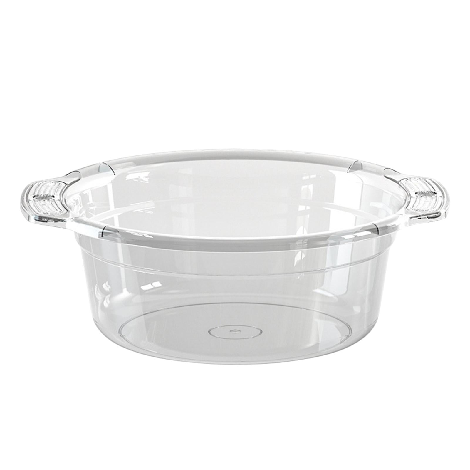 APLVFFZH Portable Dish Tub Dish Basin for Kitchen Sink Clear Washing ...