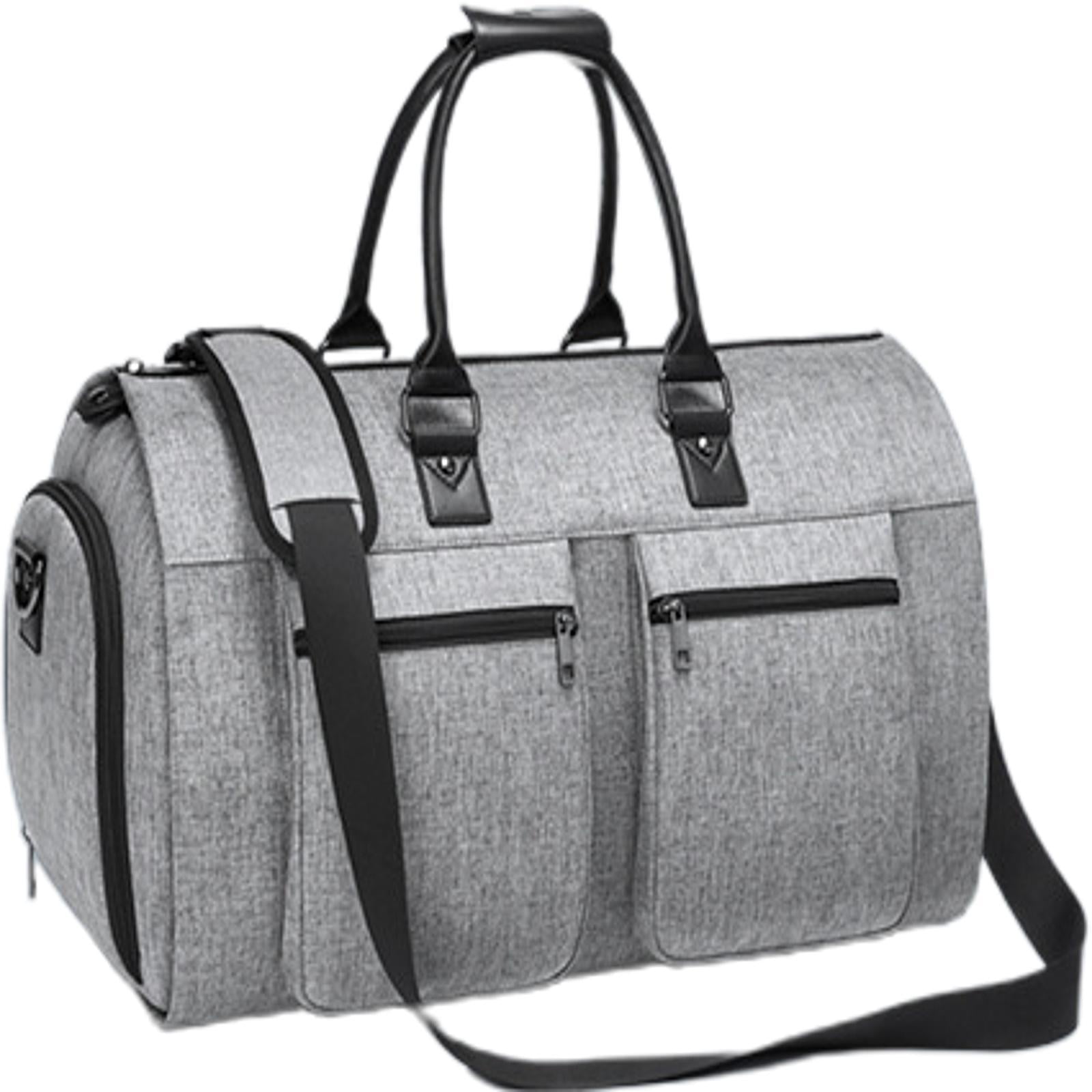 APLVFFZH Rolling Garment Bags Tote Luggage Bag Weekender Bag with Shoe ...