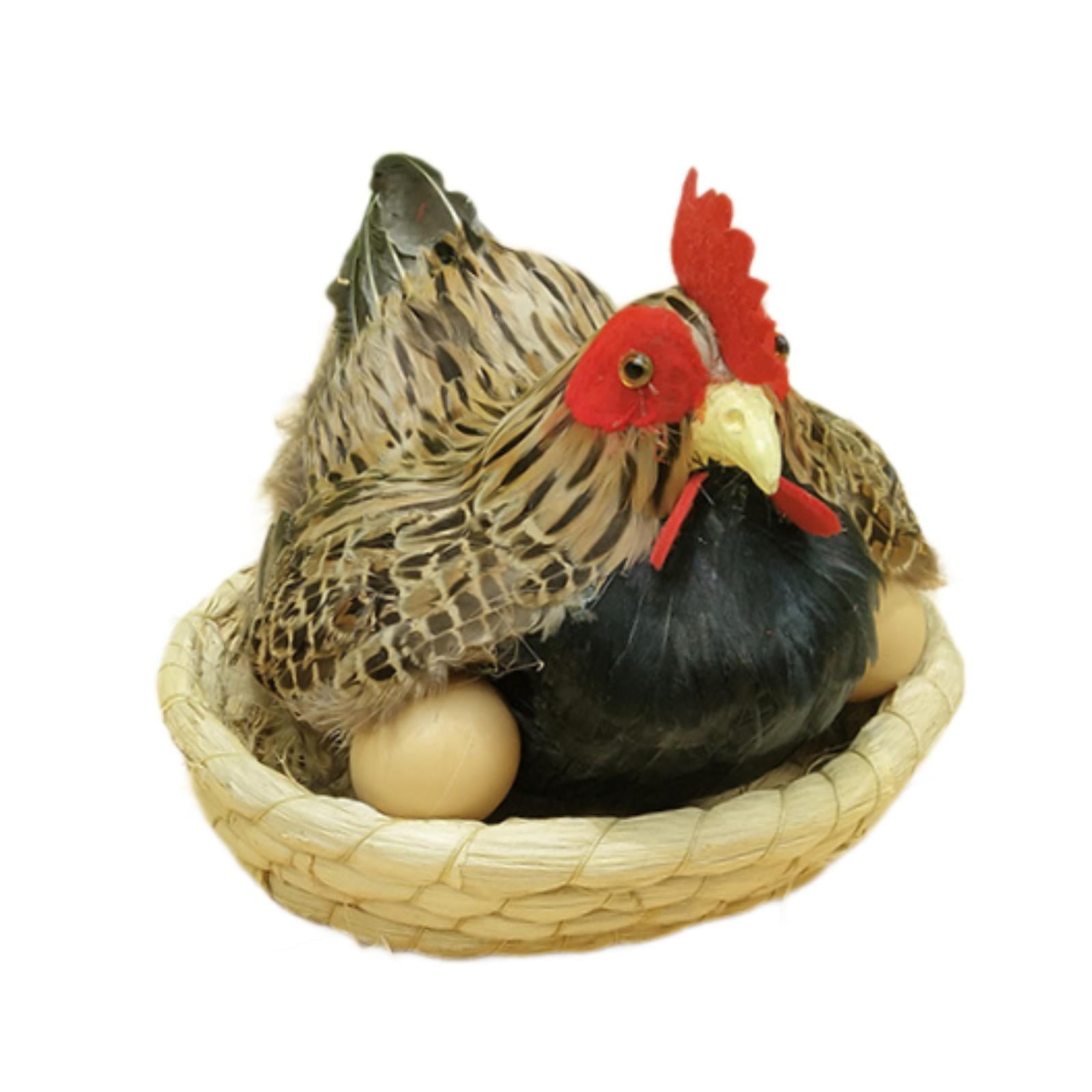 APLVFFZH Simulation Chicken Model Ornaments Fake Simulation Chicken ...